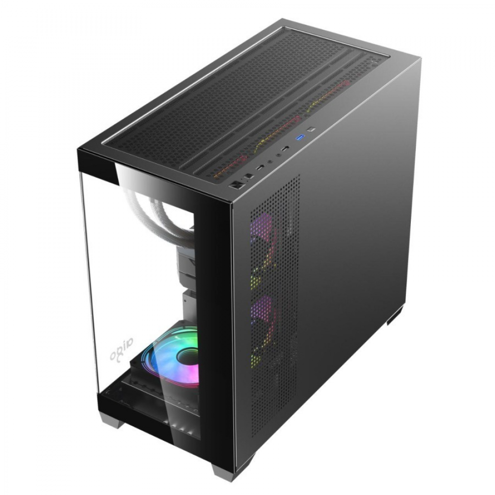 AIGO C218M + 650W [3FAN, MATX] BLACK