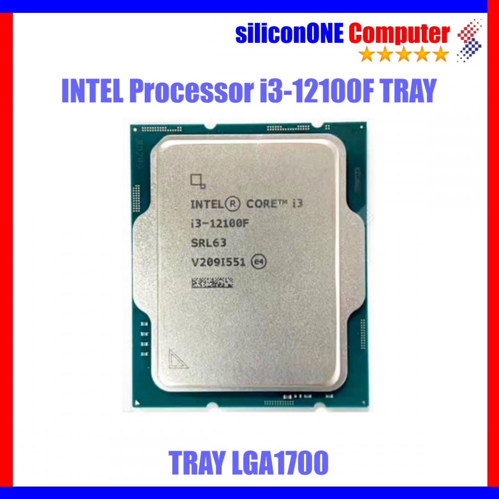 Intel Core i3-12100F TRAY 1THN w/o FAN